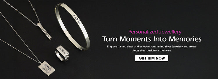 Personalized Jewellery – Custom Engraved 925 Sterling Silver Pieces – Vendi