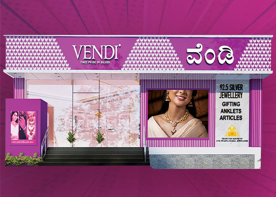 Silver Store In Chennai – Visit Vendi’s 925 Jewellery Store