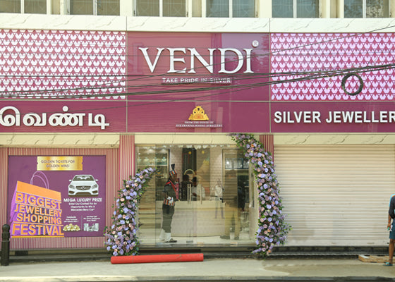 Silver Store In Chennai – Visit Vendi’s 925 Jewellery Store